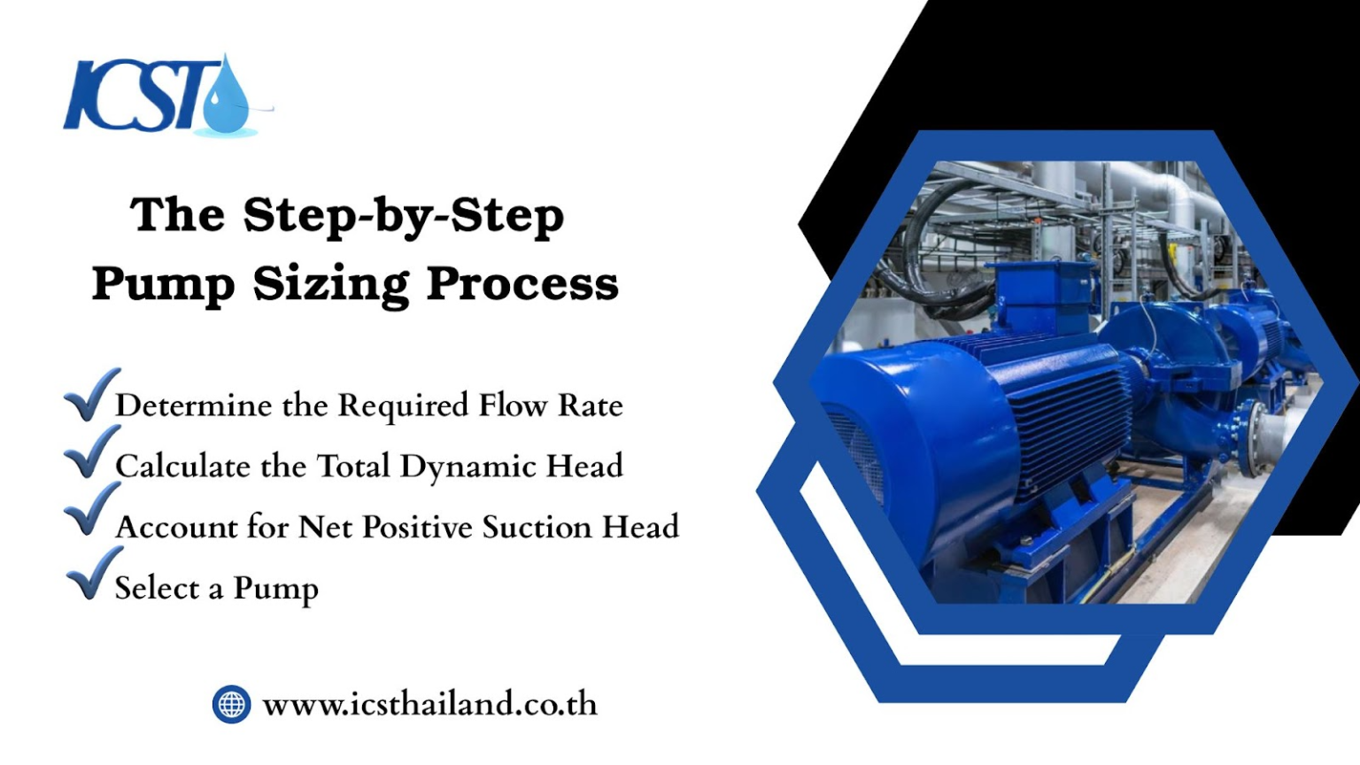 Industrial Pump Sizing Guide for Cooling Systems - ICS - Thailand