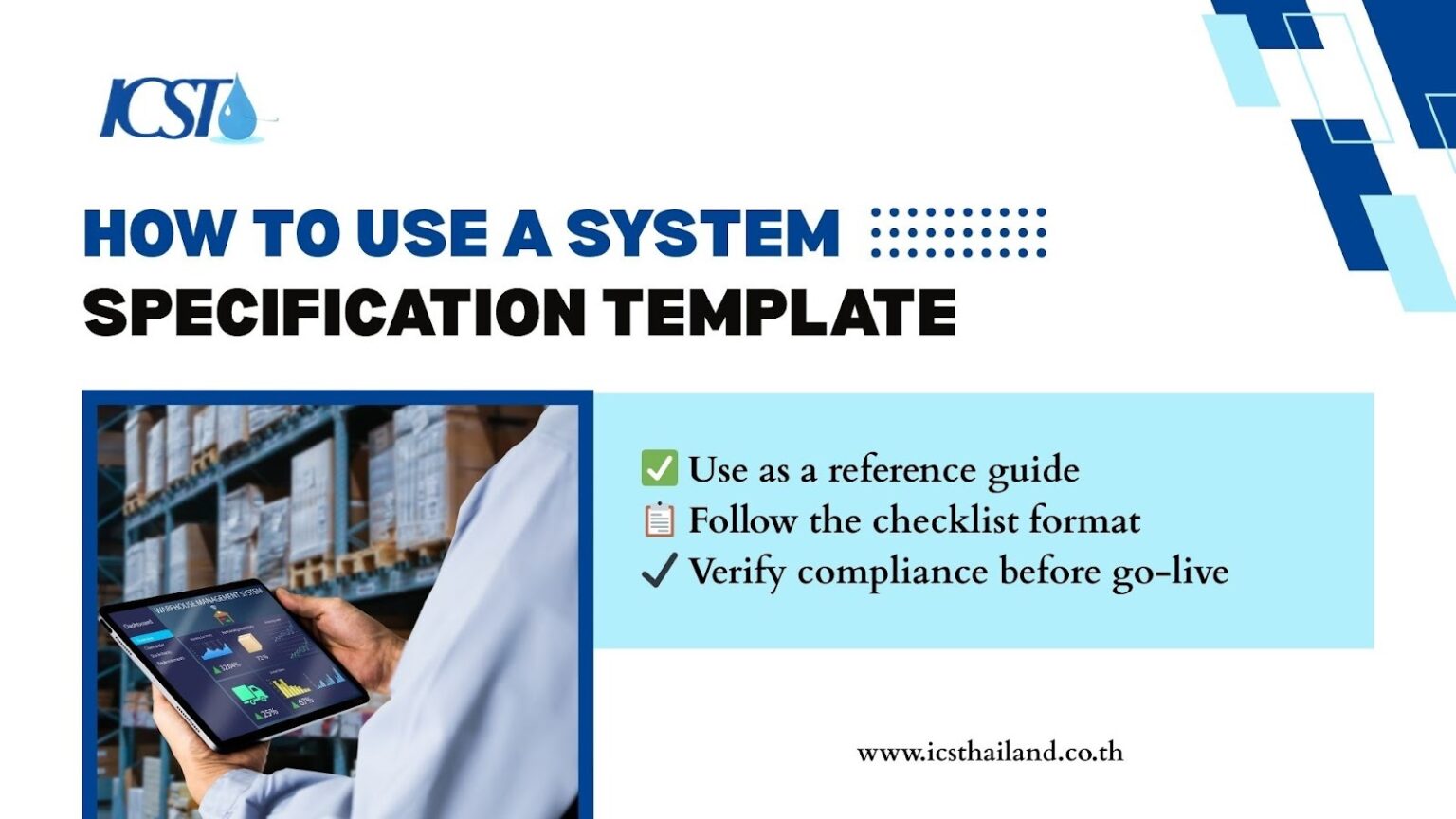 Cooling System Specification Template: Design Better Systems - ICS ...