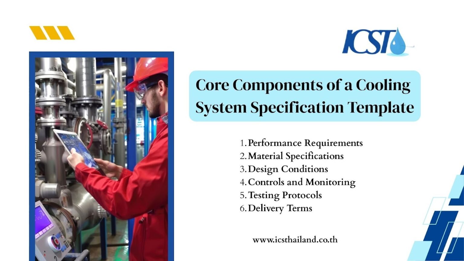 Cooling System Specification Template: Design Better Systems - ICS ...