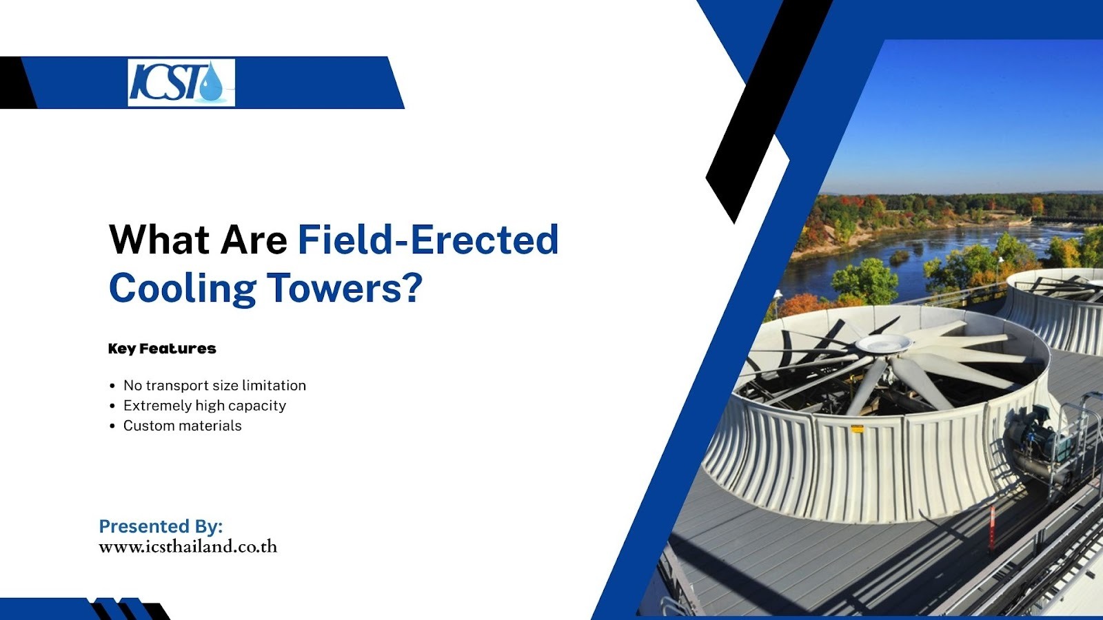 Package vs Field Erected Cooling Tower: Which to Choose? - ICS - Thailand